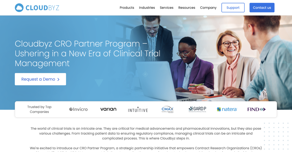 CRO Partners | Industries | Cloudbyz