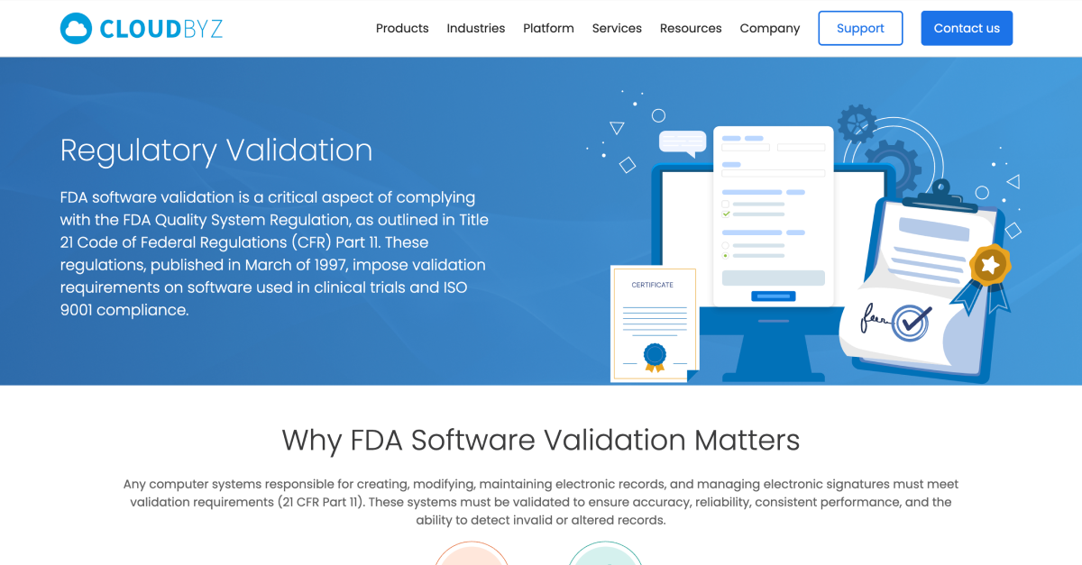 Regulatory Validation | Platform | Cloudbyz