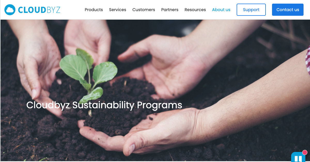 Cloudbyz Sustainability Programs | Cloudbyz